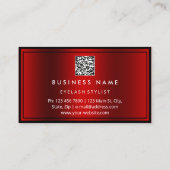 Custom QR CODE Logo Restaurant Cooking Chef Red Business Card | Zazzle