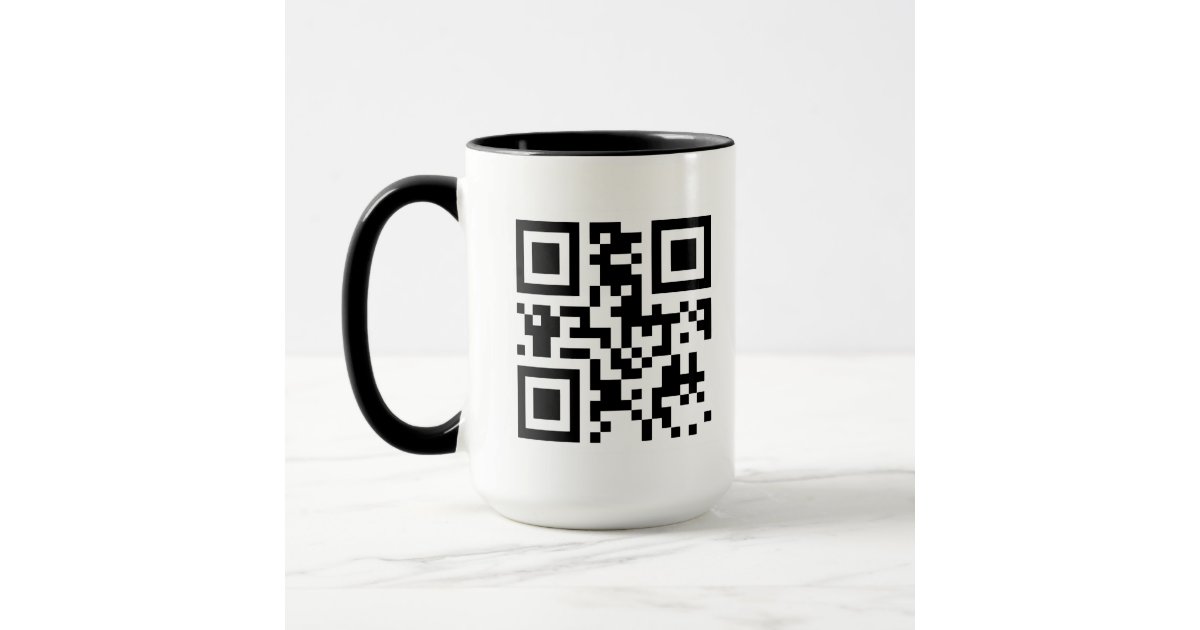 Custom QR Code Mug | Zazzle