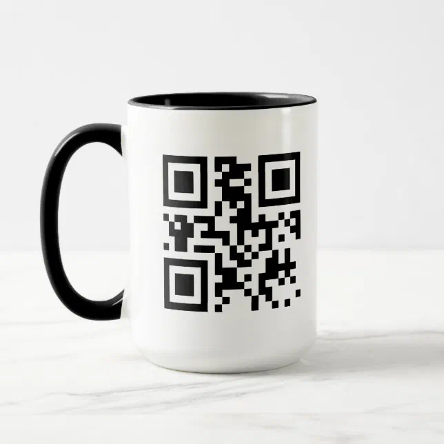 Custom QR Code Mug | Zazzle