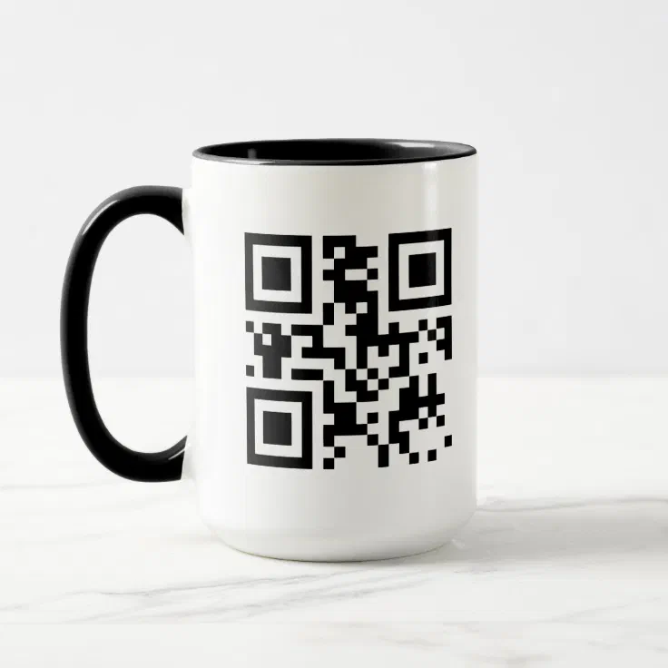 Custom QR Code Mug | Zazzle
