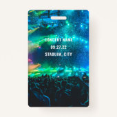 Custom QR Code Photo White VIP All Access Badge | Zazzle