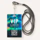 Custom QR Code Photo White VIP All Access Badge | Zazzle