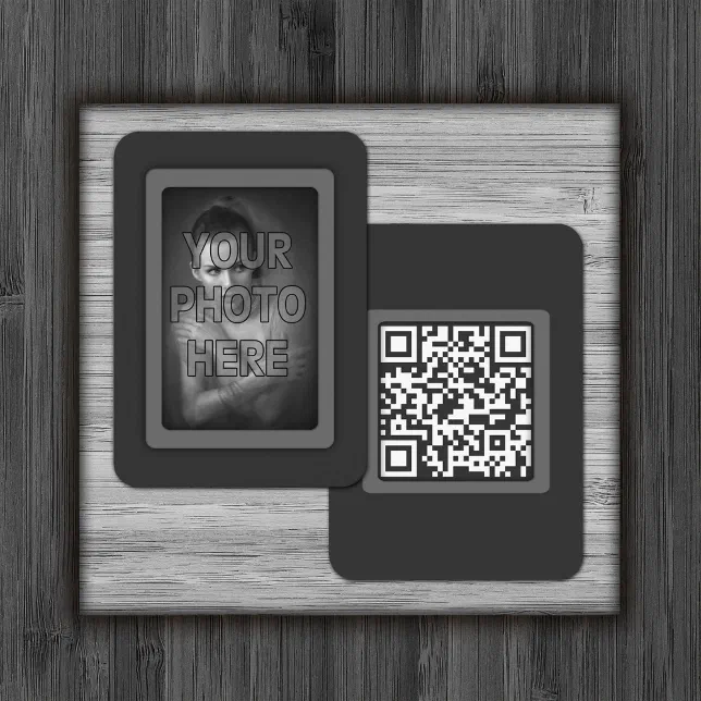 Custom QR Code Profile Photo Business Card | Zazzle