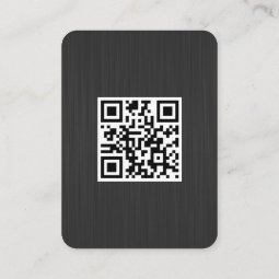 Custom QR Code Profile Photo Metal Business Card | Zazzle