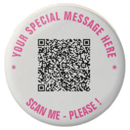 Custom QR Code Scan Info and Your Special Message Chocolate Covered ...