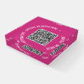 Custom QR Code Scan Info Text Colors Paperweight | Zazzle