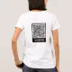 Custom QR Code Scan Info Your Funny T-Shirt | Zazzle