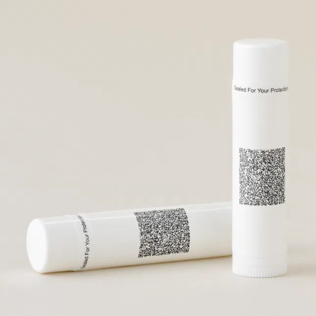 Custom QR Code Scan Your Promotional Lip Balm Gift | Zazzle