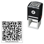 Custom QR Code Self-inking Stamp | Zazzle