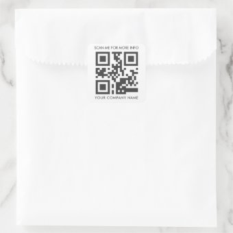 Custom QR Code Stickers | Zazzle