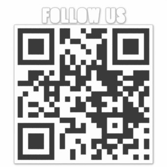 Custom QR Code Storefront Business Window Menu Sticker | Zazzle