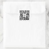 Custom QR Code With Logo Business Square Sticker | Zazzle