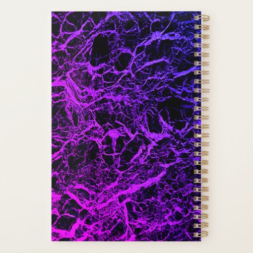 Custom QUEEN BEE Gold Black Purple Undated Monthly Planner | Zazzle