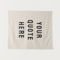 Custom Quote Banner Personalized Your Quote Wall Tapestry | Zazzle