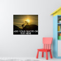 Custom Quote Motivational Poster- Mountain Summit Poster | Zazzle