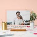 Custom Quote Personalized Photo Acrylic Sign | Zazzle