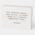 Custom Quote Print / Custom Quote Maker Wooden Box | Zazzle