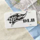 Custom Racing Flag Plastic License Plate | Zazzle