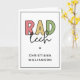 Custom Rad Tech Radiologic Technologist Radiology Card | Zazzle