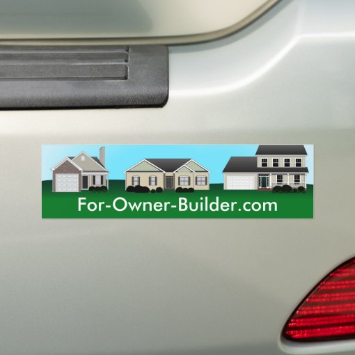 Custom Real Estate Bumper Sticker | Zazzle