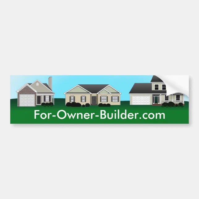 Custom Real Estate Bumper Sticker | Zazzle