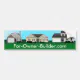 Custom Real Estate Bumper Sticker | Zazzle