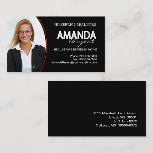Custom Real Estate Business Card | Zazzle