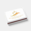 Custom Real Estate Company Gold Open House Matchboxes | Zazzle