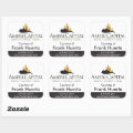 CUSTOM Real Estate Courtesy of Square Sticker | Zazzle