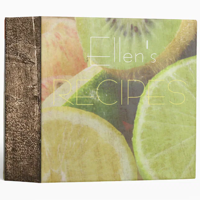 Custom Recipe Binder | Zazzle
