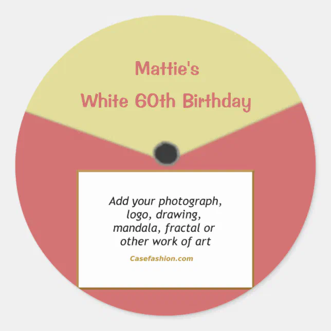 Custom Record Label Sticker V2 | Zazzle