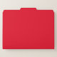 Custom Red Add Your Text File Folders | Zazzle