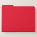 Custom Red Add Your Text File Folders | Zazzle
