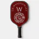 Custom Red and White Fireman emblem Symbols Pickleball Paddle | Zazzle