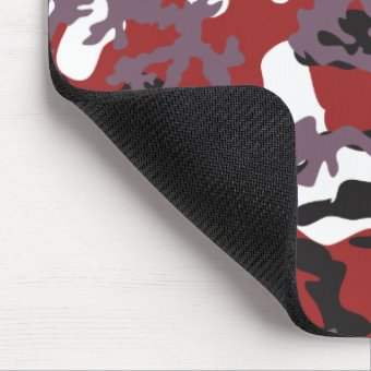Custom Red Camo Mousepad | Zazzle