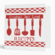 Custom Red Pattern Recipe Binder | Zazzle