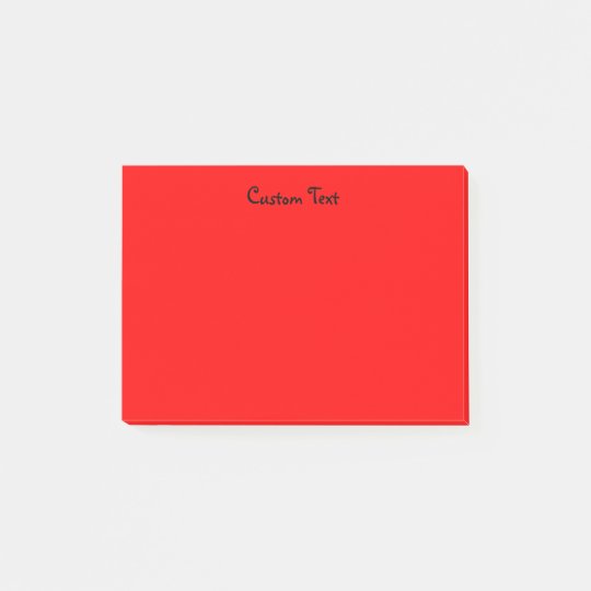 Custom Red Post-it Notes | Zazzle.com
