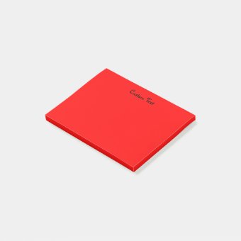 Custom Red Post-it Notes | Zazzle
