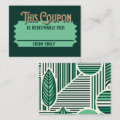 Custom Redeemable Ticket Gift Idea Coupon Card | Zazzle