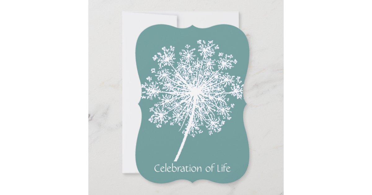 Custom Remembrance, Celebration of Life Invitation | Zazzle