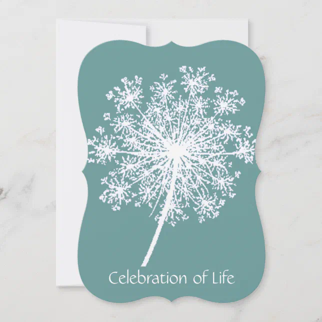 Custom Remembrance, Celebration of Life Invitation | Zazzle