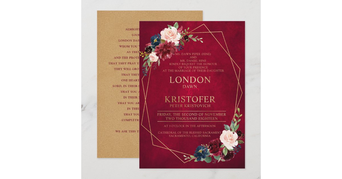 Custom Request Ms. London Dawn Invitation | Zazzle