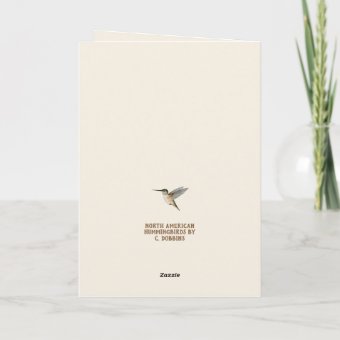 Custom Retirement Hummingbirds Card | Zazzle