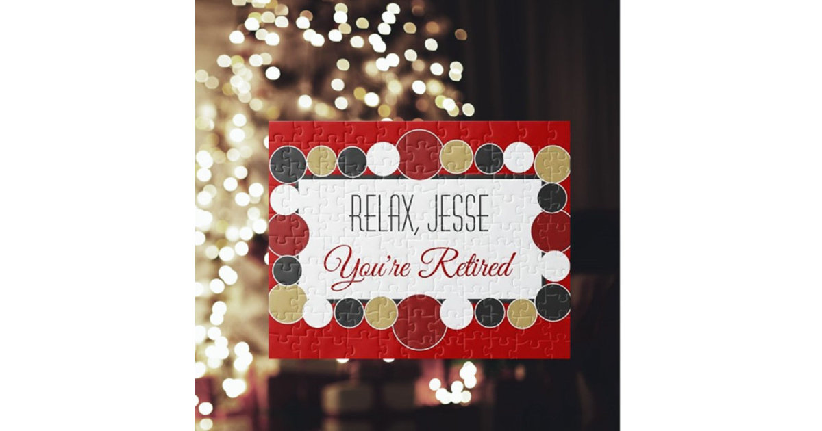 Custom Retirement Jigsaw Puzzle | Zazzle