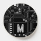 Custom Retro Black White Computer Circuit Board PopSocket | Zazzle