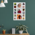 Custom Retro Photo Collage And Text Poster | Zazzle