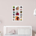 Custom Retro Photo Collage And Text Poster | Zazzle