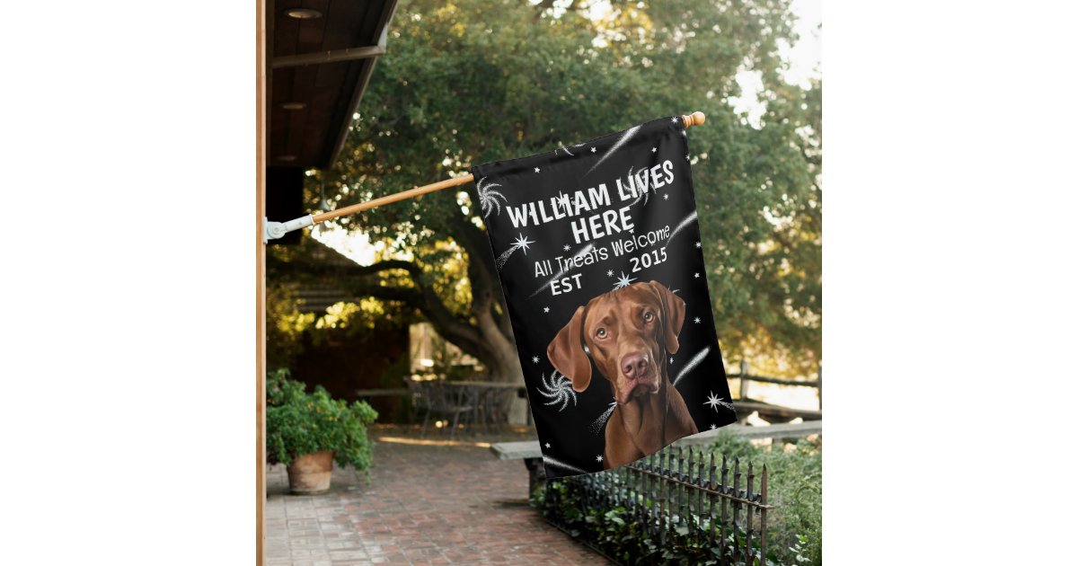 Custom Rhodesian Ridgeback House Flag | Zazzle