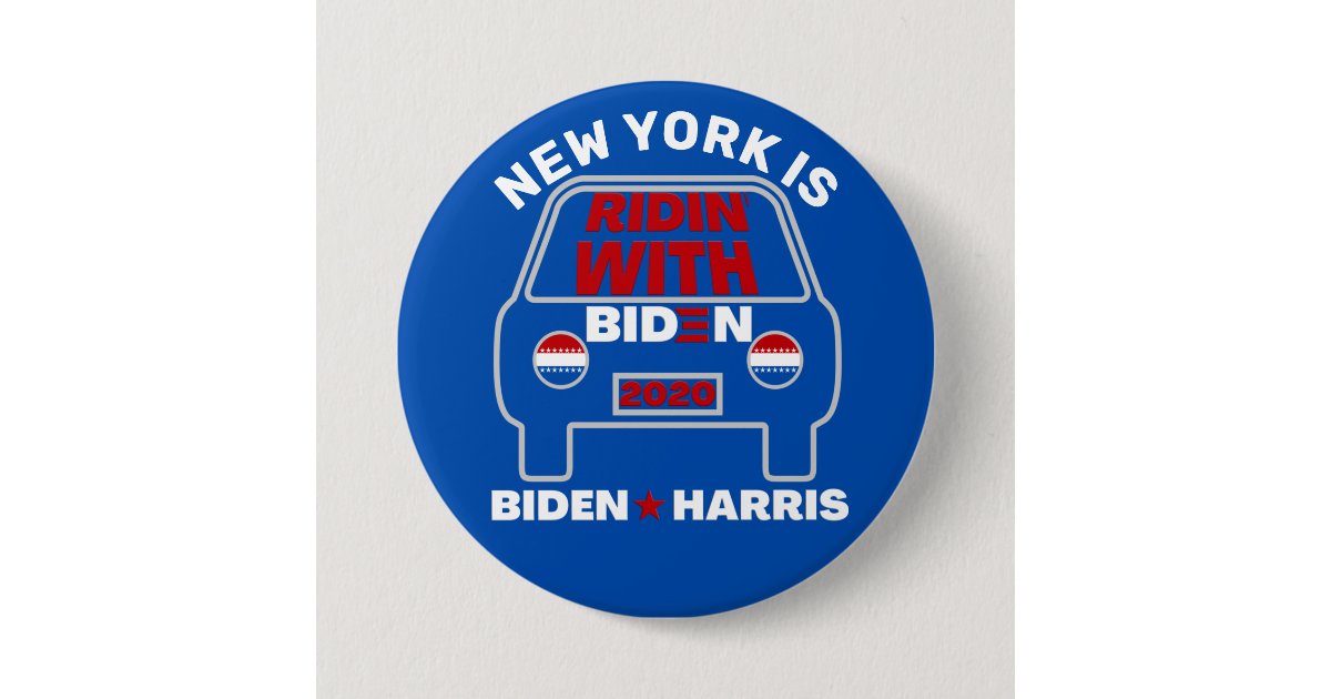 Custom Ridin' With Biden 2020 For President Button | Zazzle