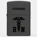 Custom RN Registered Nurse Caduceus Medical Symbol Zippo Lighter | Zazzle